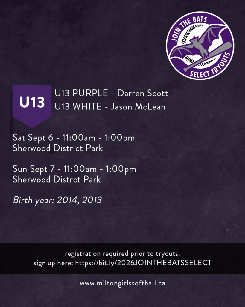 2026 Select Fastpitch Tryouts - Milton Girls Softball Inc.